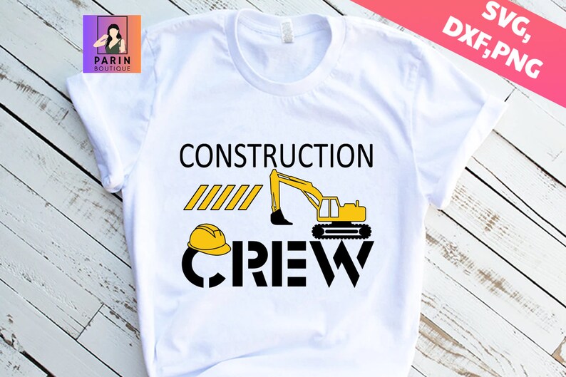 Construction Crew Svg Png, Birthday Construction,excavator Birthday ...