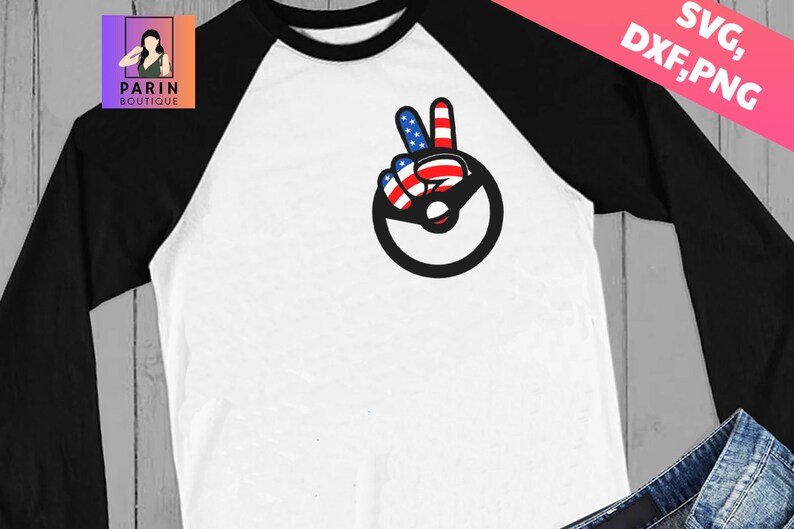 Peace Sign Hand American Flag SVG, Patriotic Offroad Svg,4th of July,4× ...