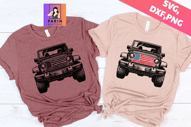 American Offroad Us Flag Svg Png,summer Svg,car Offroad Forest Svg,tree ...