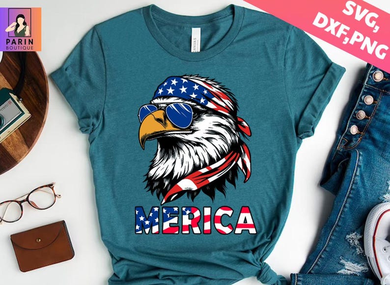 America Svg Png,merica Mullet Eagle Svg Png,4th of July,retro Png,usa ...