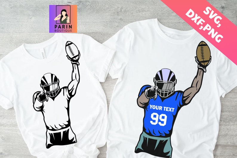 Customized Football Player Svg, Football Player Svg, Football Season ...