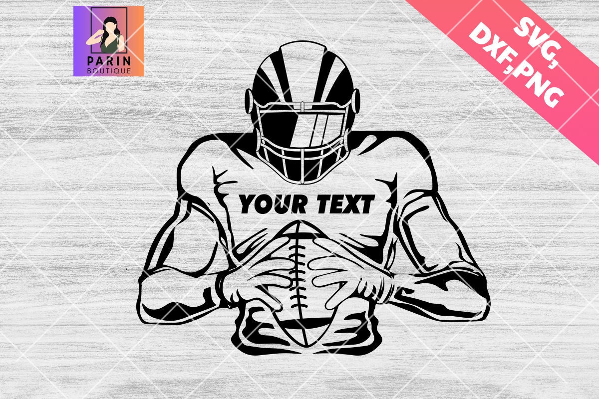 Personalized Football Player Svg, Football Svg, Football Season Svg ...