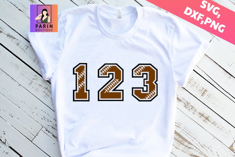 Football Alphabet and Numbers SVG File Separate Folder Designs A-Z and ...