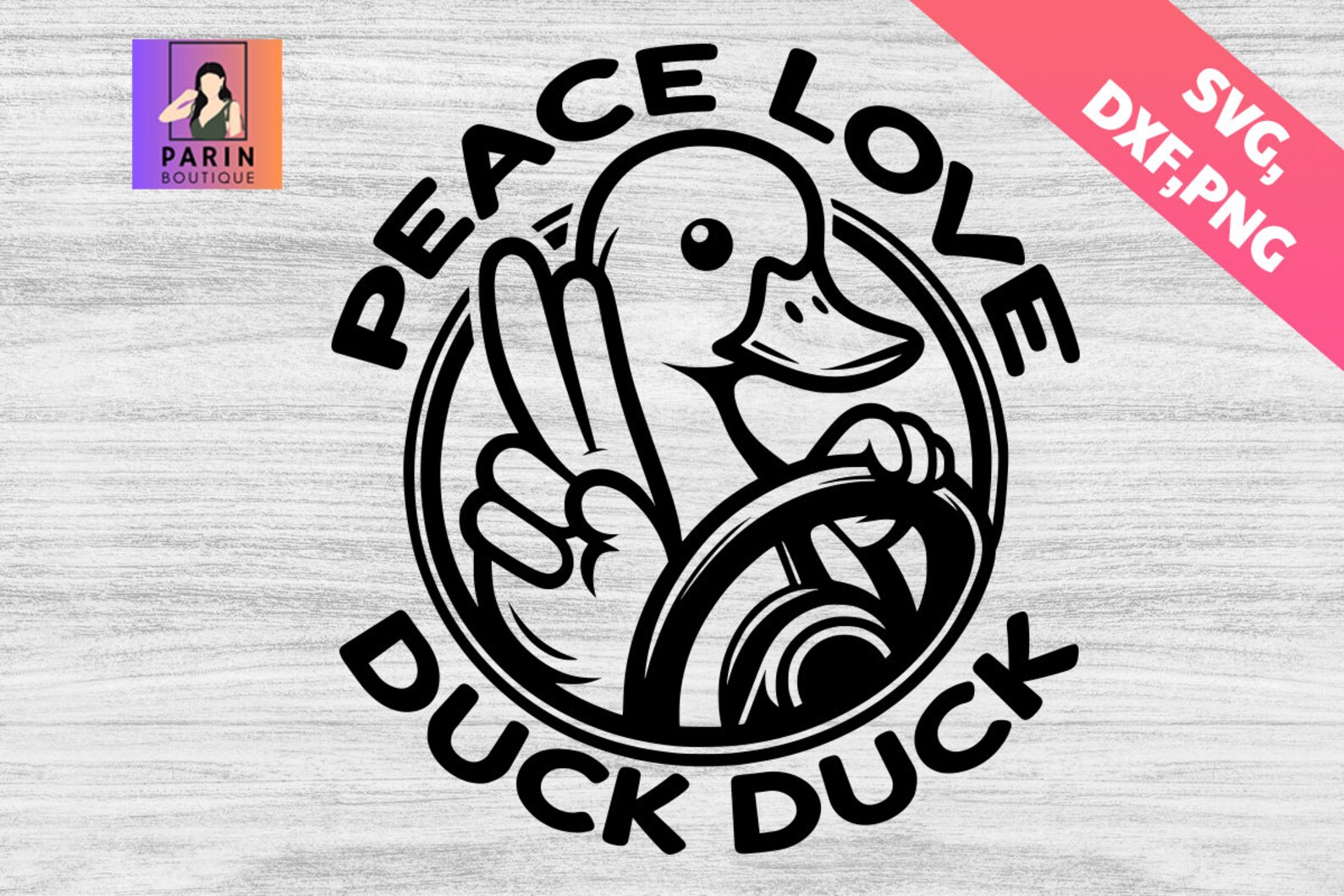 Peace Love Duck Svg Png, Cute Duck Svg, Smile Duck,duck Svg,cute Duck ...