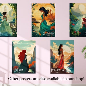 Princess Tiana Vintage Digital Poster - Etsy