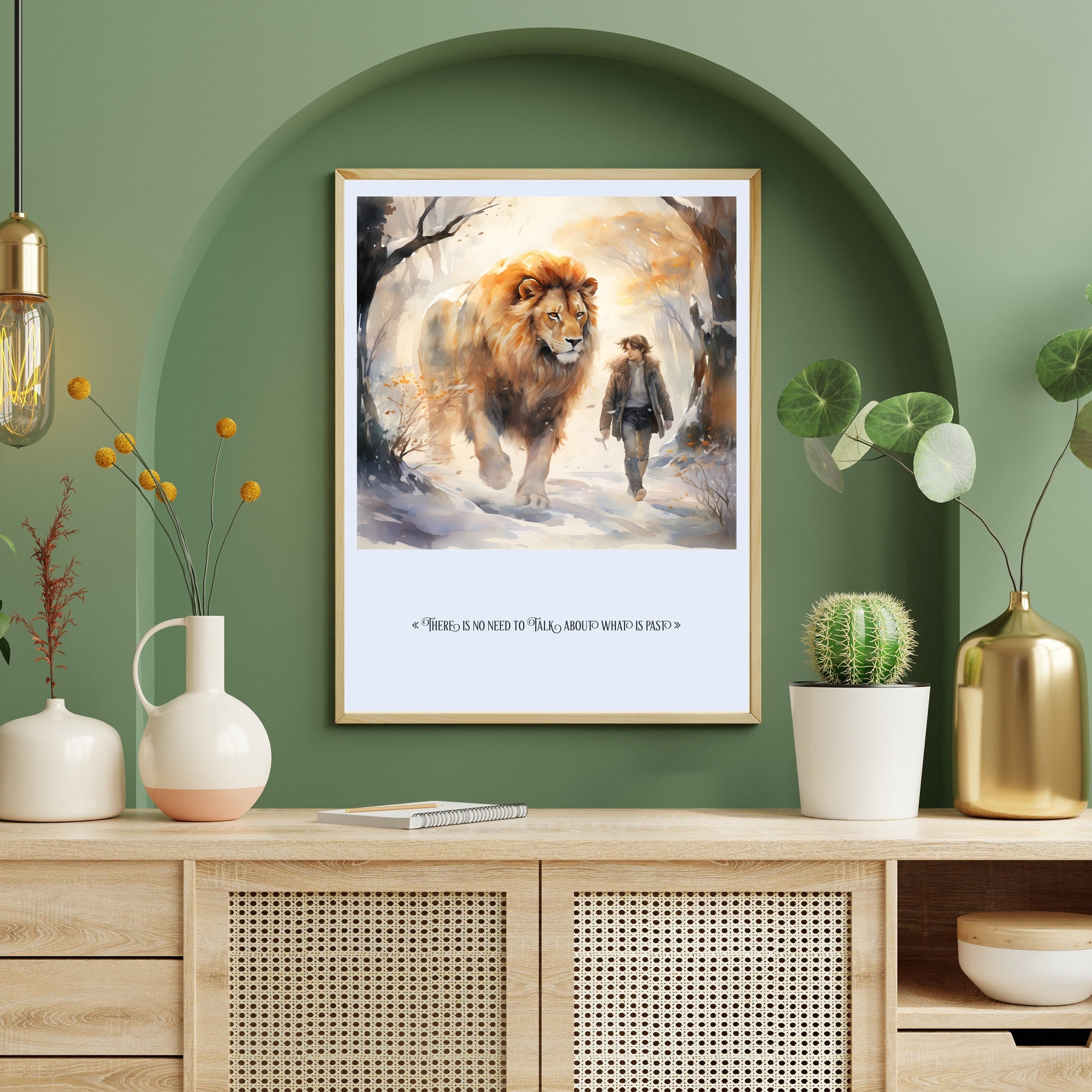The Past is Past - Narnia Watercolor Poster - Edmund’s Restoration - Etsy