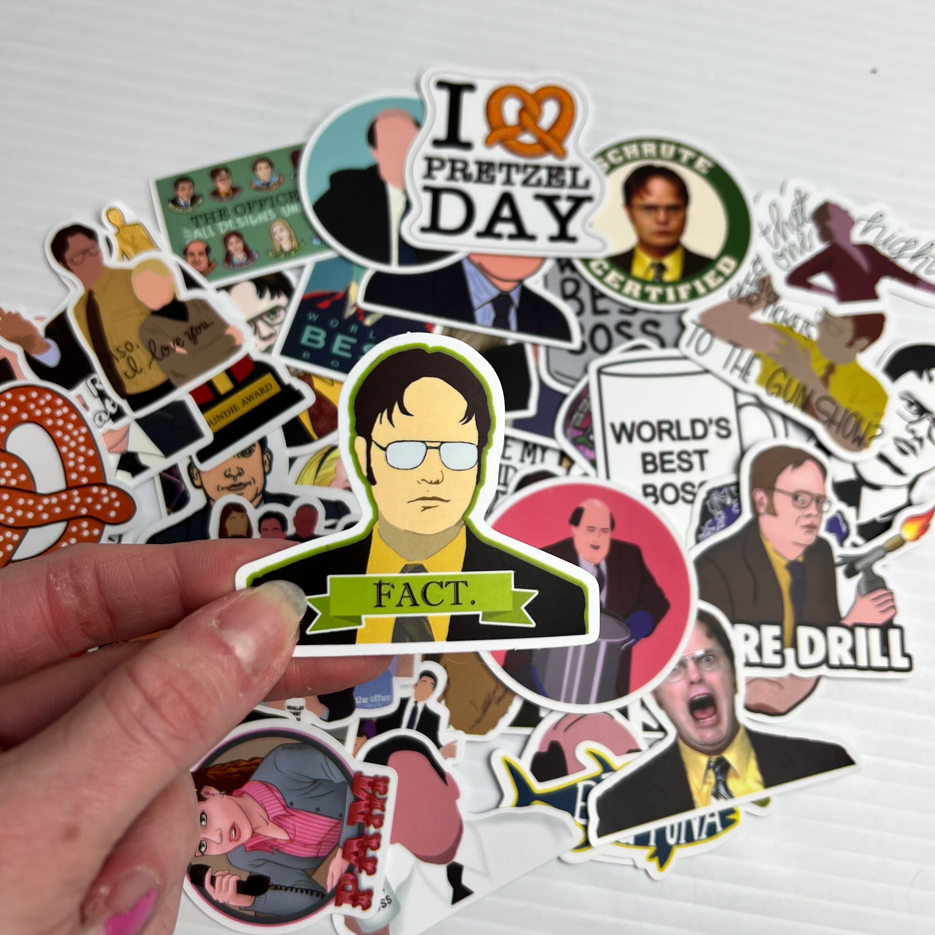The Office Stickers 25 Pieces, Michael Scott, Dwight, Scranton Sticker ...
