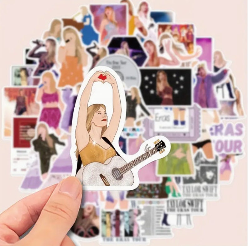 Taylor Swift Stickers 25 Pieces, Music Lyrics Live Concert Stickers ...