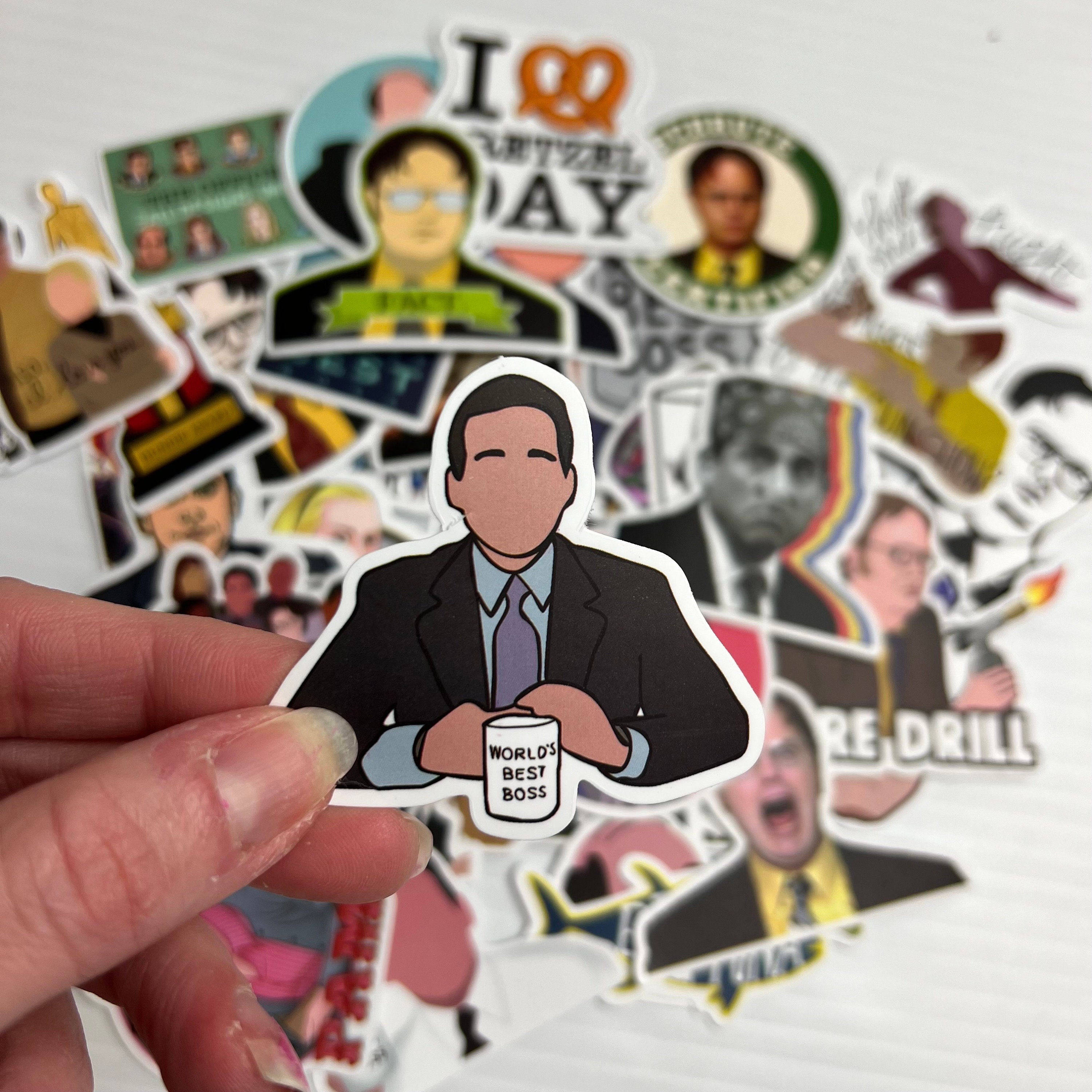 The Office Stickers 25 Pieces, Michael Scott, Dwight, Scranton Sticker ...