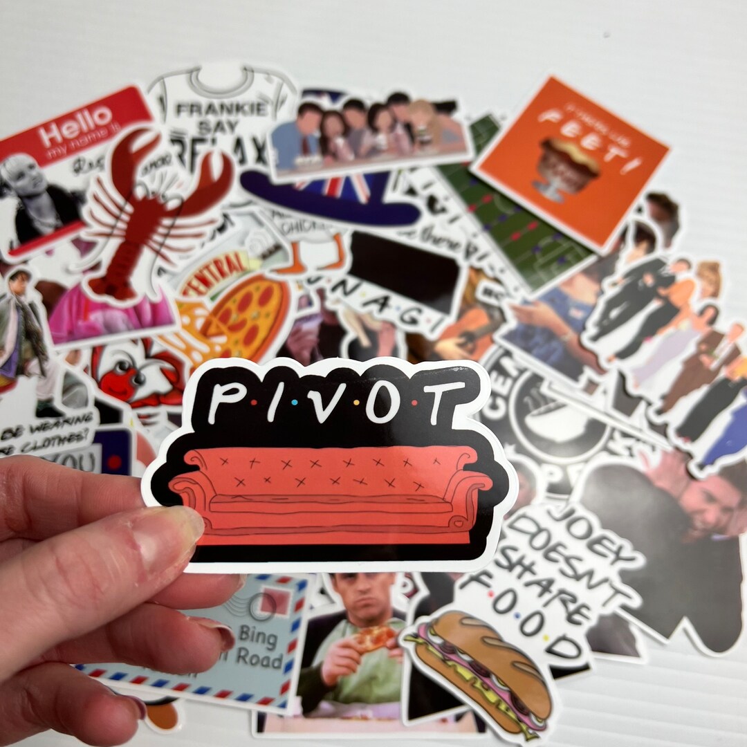 Friends Stickers 25 Pieces, Funny, TV Show, 90s Show, Rachel, Ross ...