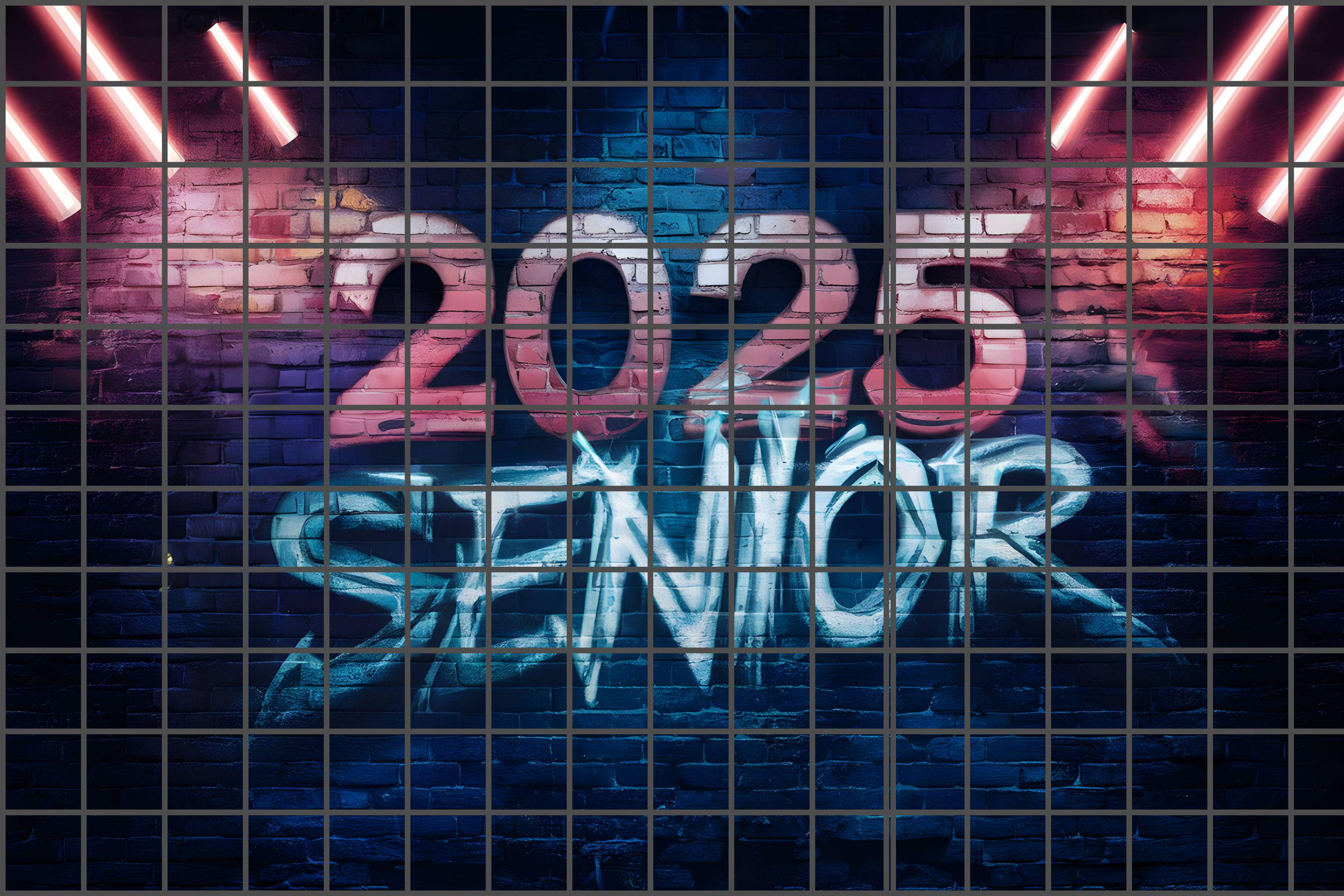 Graffiti 2025 Senior Year Digital Backdrop (PSD Template) - Etsy
