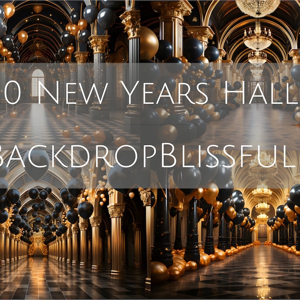 New Years Backdrop - Etsy