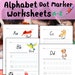 Alphabet Animal Dot Marker Worksheets,29 Pages, Dot Marker Activities ...