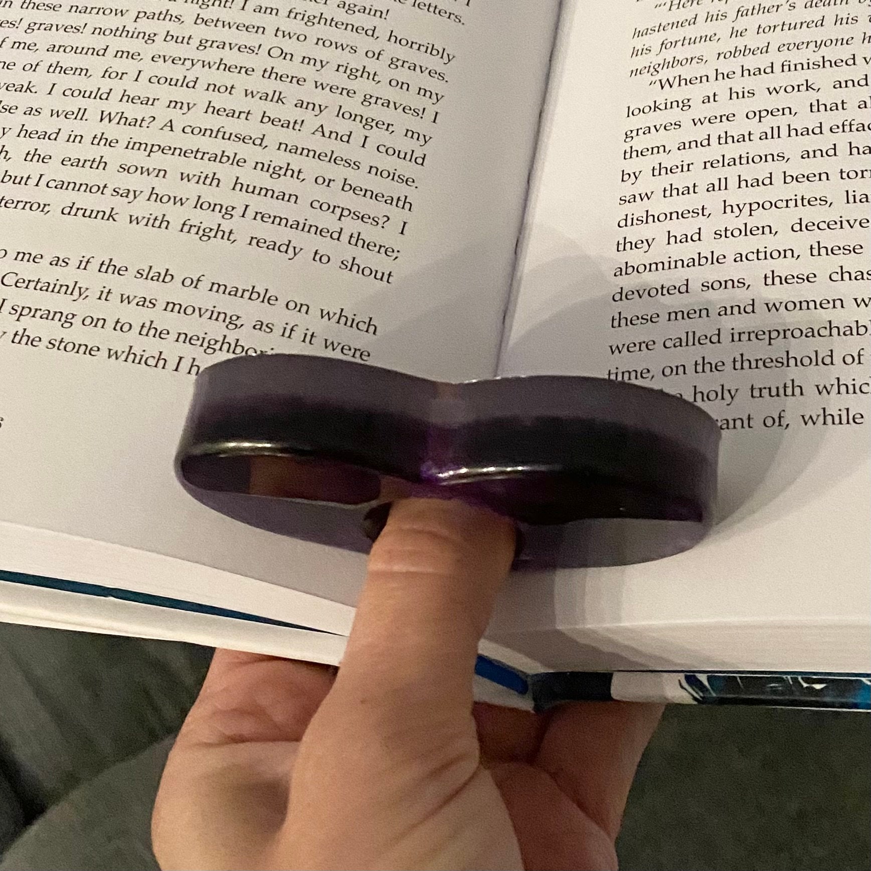 Purple Heart Book Page Holder - Etsy