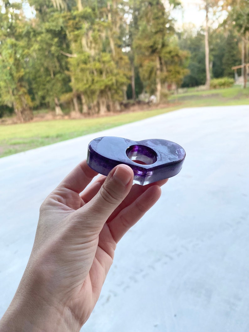 Purple Heart Book Page Holder - Etsy