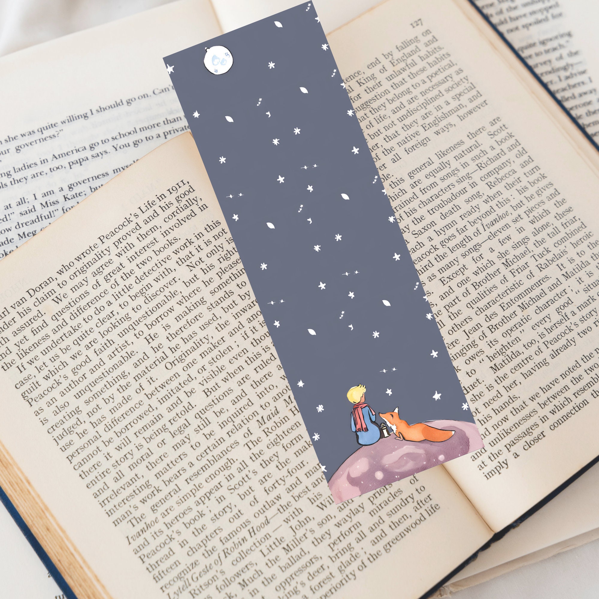 10 Printable Little Prince Bookmark, Bookmark Set, Unique Bookmark ...