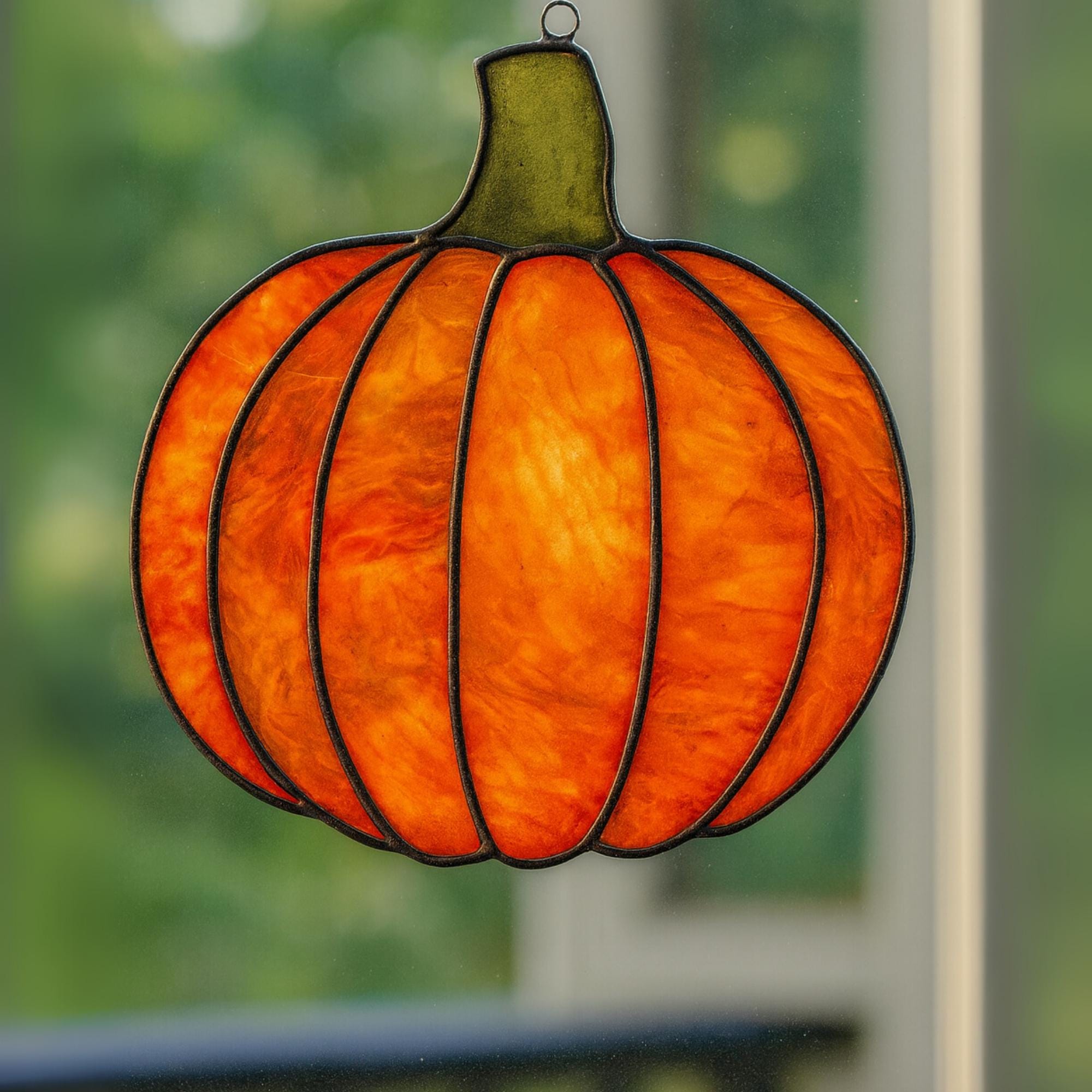 Pumpkin Pattern for Stained Glass, Stained Glass Pattern, Pumpkin ...