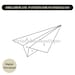 Beginner Friendly Origami Plane Pattern for Stained Glass, Stained ...