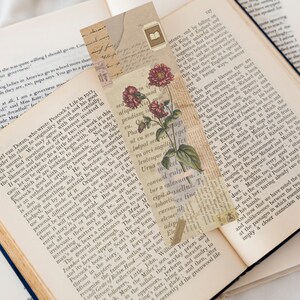5 Printable Vintage Bookmark, Bookmark Set, Unique Bookmark, Cute ...