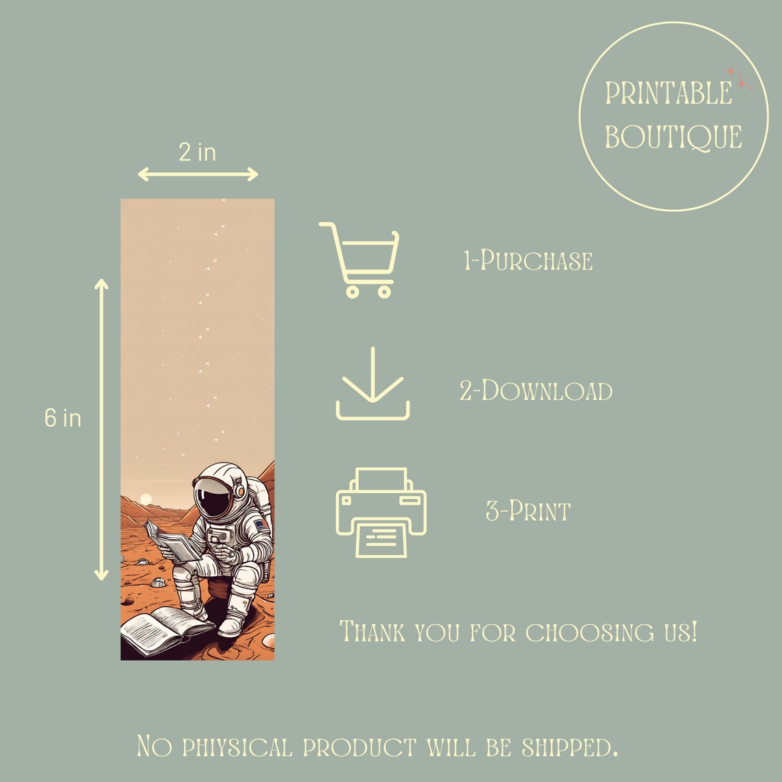 15 Printable Astronaut and Books Bookmark, Bookmark Set About Space ...