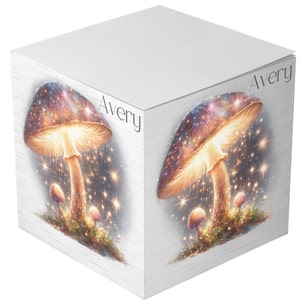Custom Mushroom Post It Note for Coworker Notepad Present Office ...