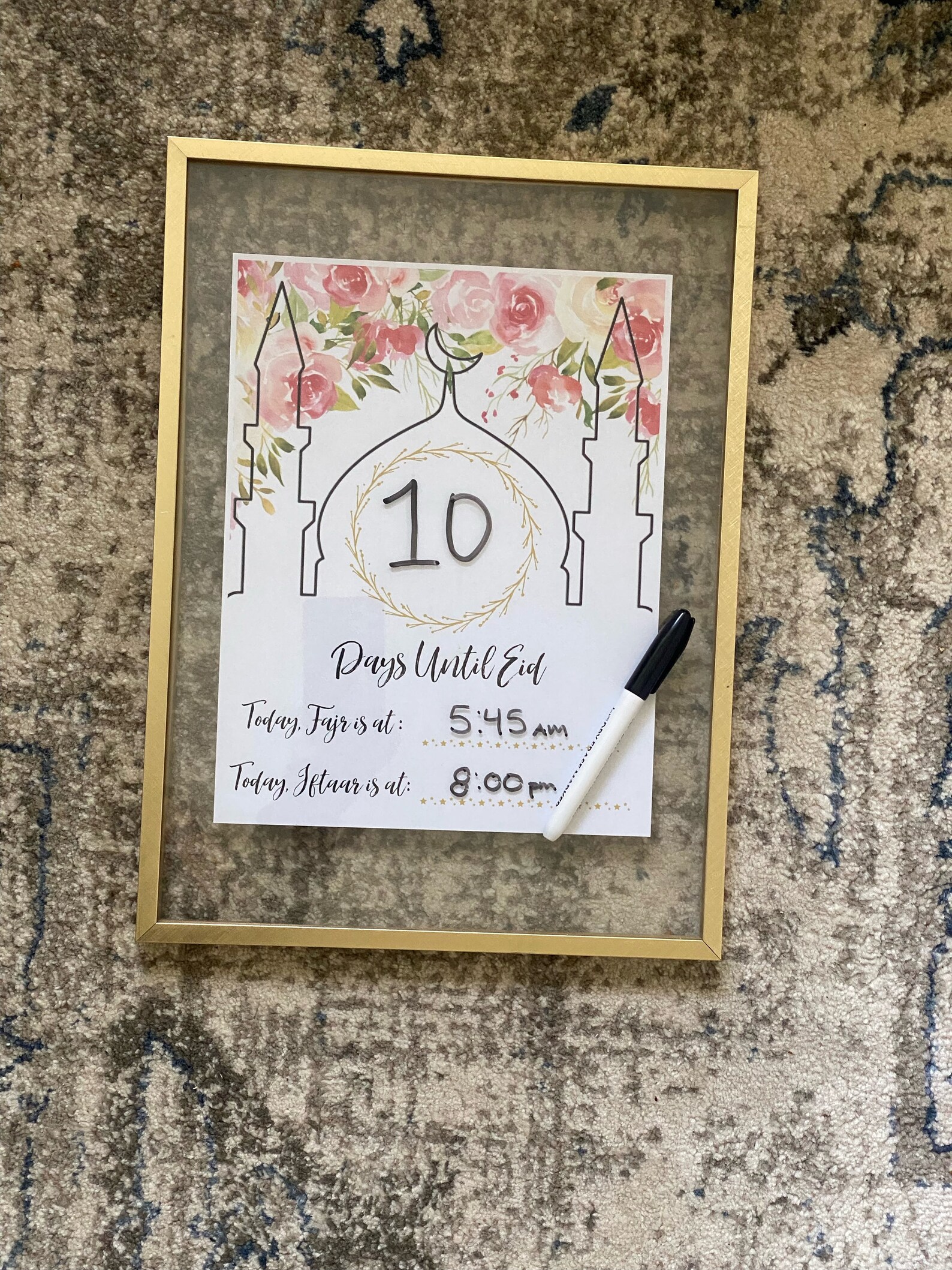 Printable Eid Countdown Ramadan Countown Eid Printable - Etsy