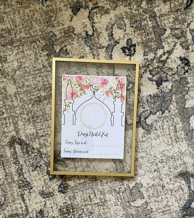 Printable Eid Countdown Ramadan Countown Eid Printable - Etsy