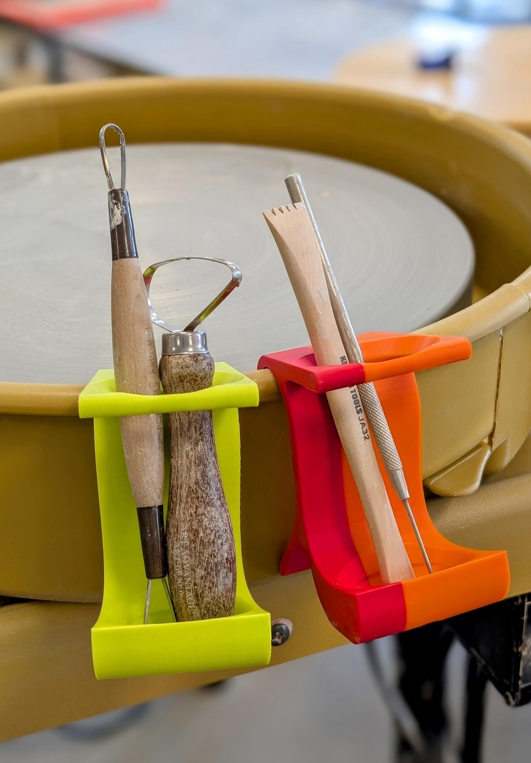 2 Pottery Wheel Tool Holder - Hanging Organizer - Etsy