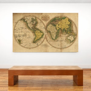100 Antique World Maps: Vintage Digital Prints (instant Download) - Etsy