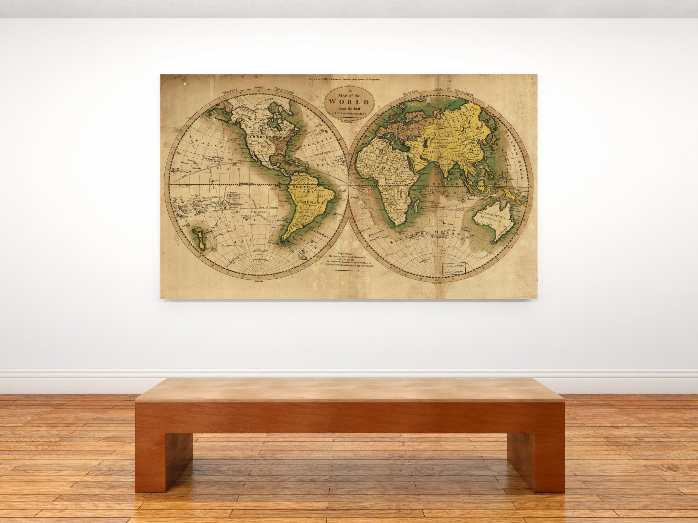 100 Antique World Maps: Vintage Digital Prints (instant Download) - Etsy