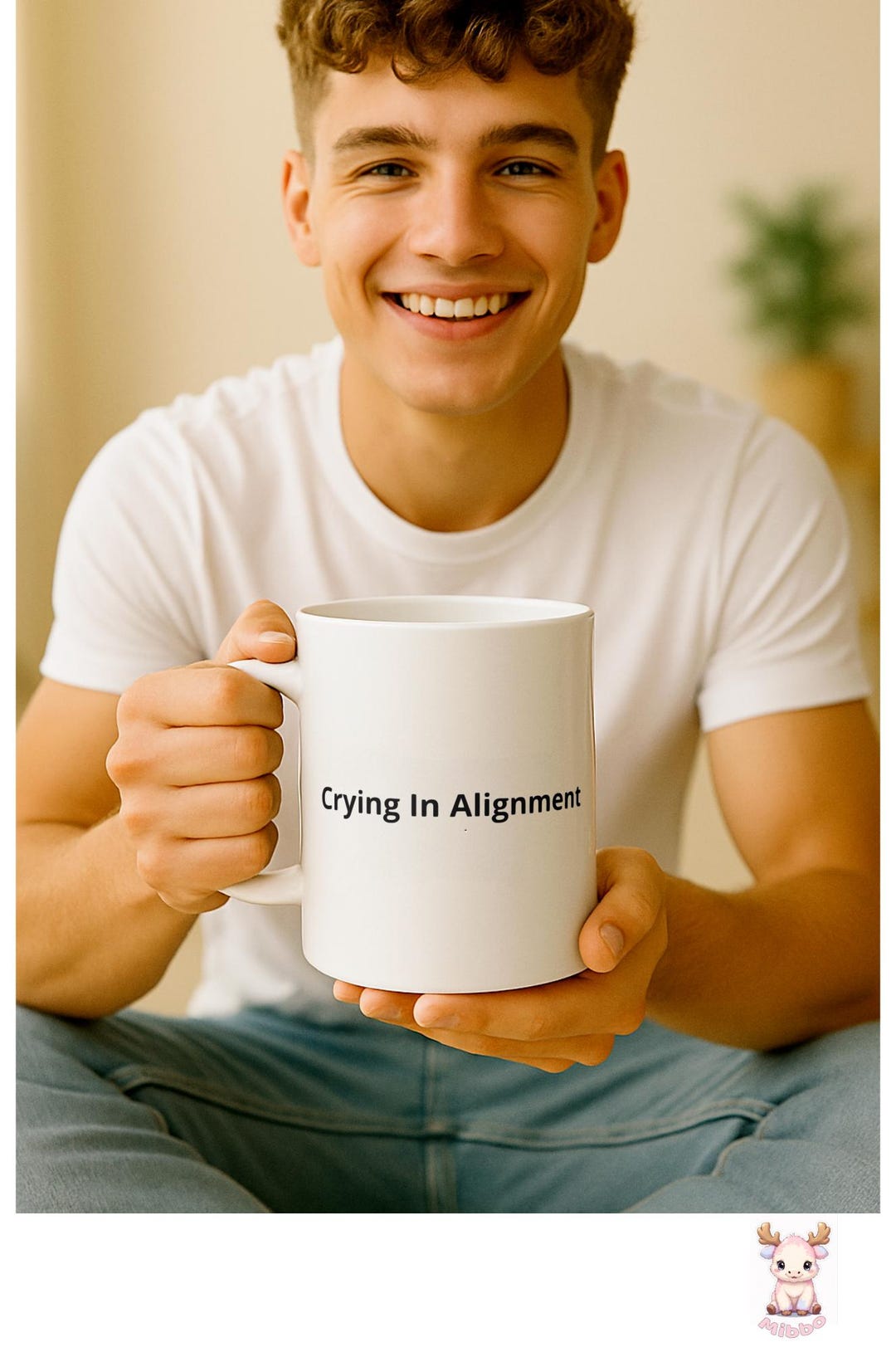 Crying in Alignment Mug – Funny Gen Z Ceramic Coffee Cup – Mibbo™ Brand ...