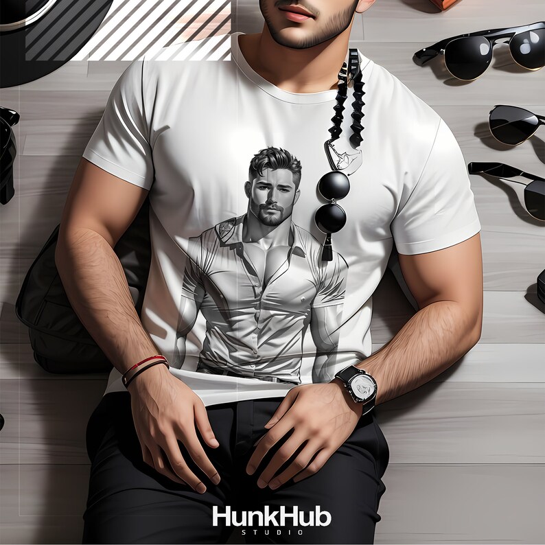 Hunkhub, Western Muscular Sexy Hunk Men Bodybuilder PNG Clipart for Men ...