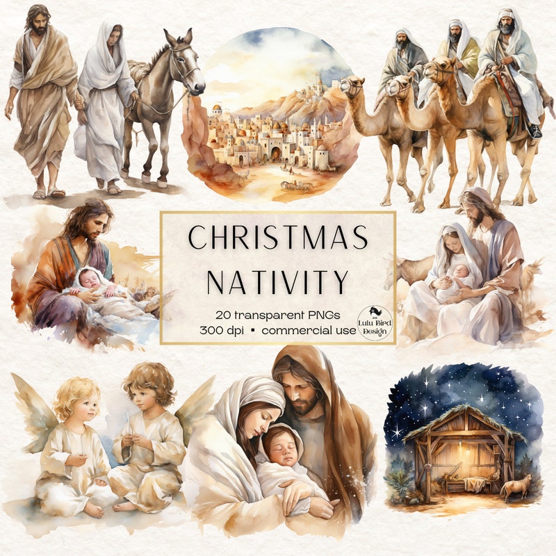 Nativity Clip Art - Etsy