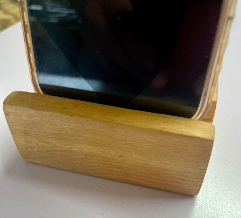 Wooden Cell Phone Holder/display - Etsy