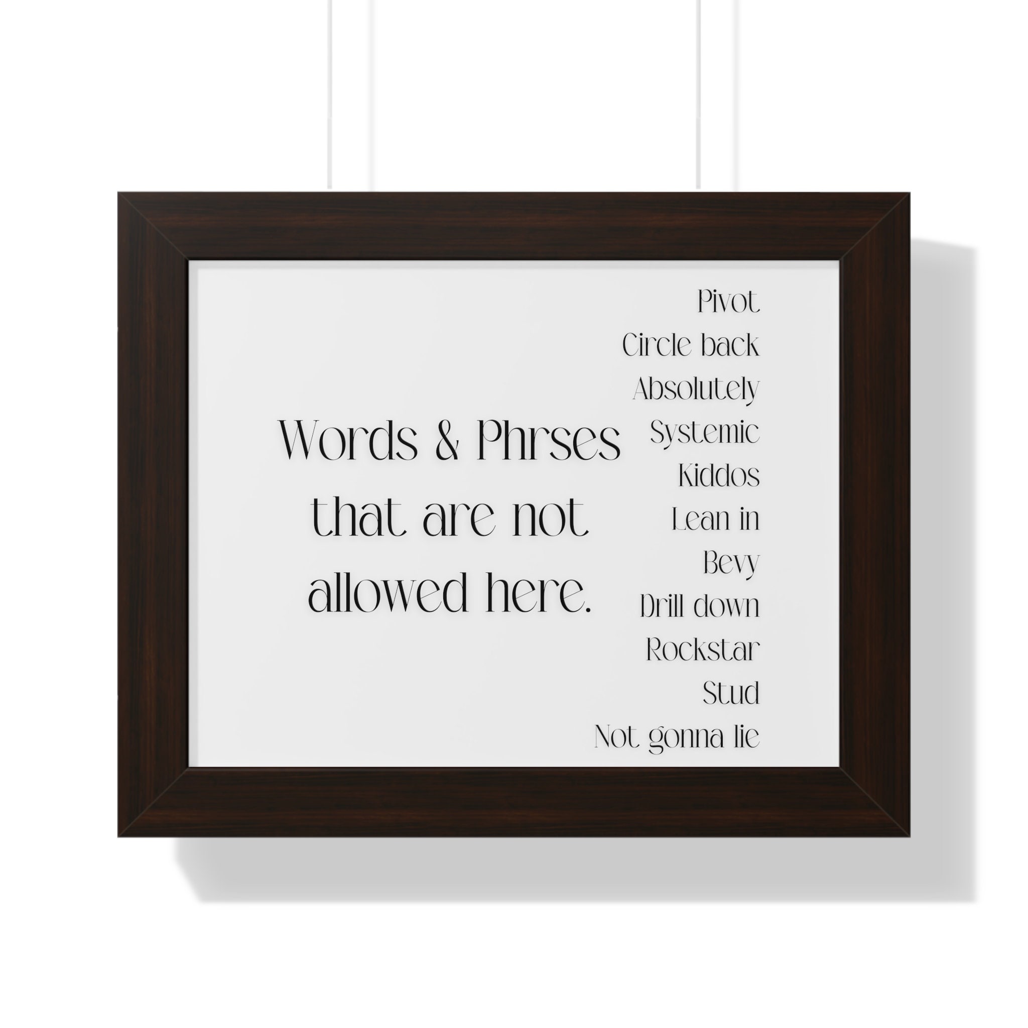 Phrases Not Allowed, Words Not Allowed, Annoying Business Words, Funny ...