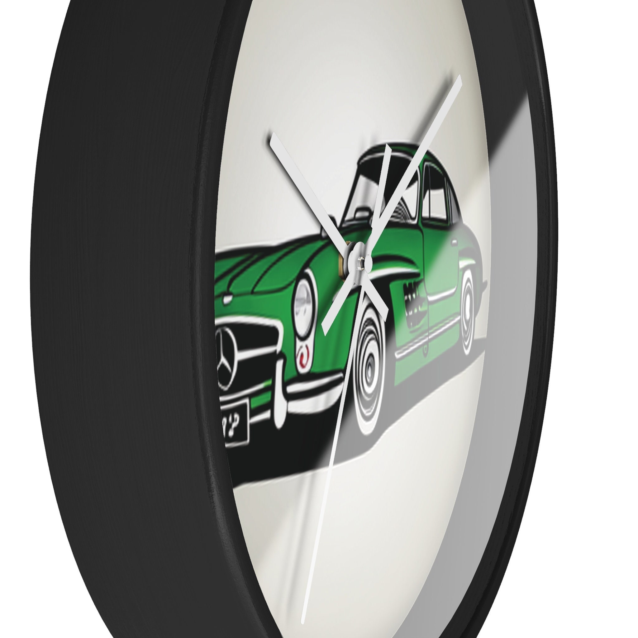 Cartoon Vintage Mercedes Wall Clock Retro Automotive Decor - Etsy