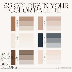 Seasonal Color Analysis | Four Seasons Studio - Etsy