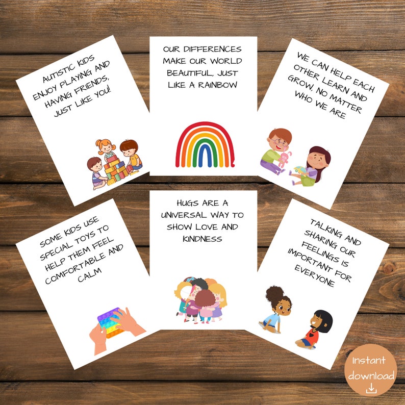 Autism Flash Cards. Autism Awareness. Autism Support. Autism Cards ...