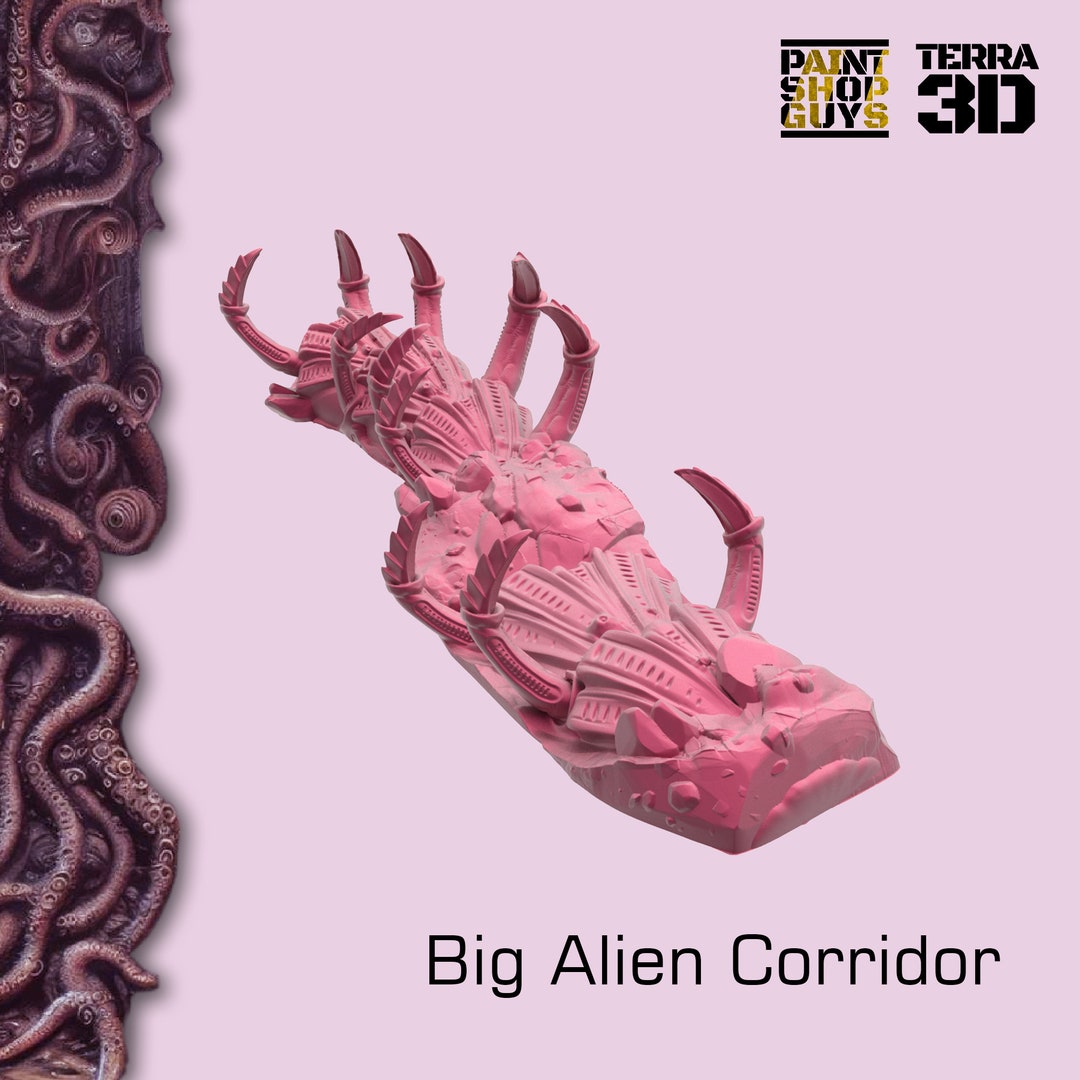 Big Alien Corridor: Xeno, Sci-fi Grimdark for 32-35mm, Tabletop RPG ...