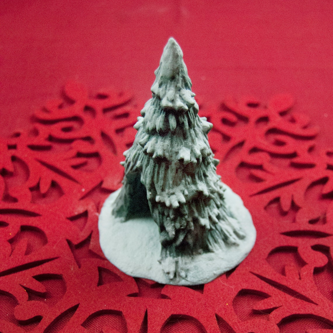 Christmas Tree set of 3: Painted Decoratovie Miniature Christmas Trees ...
