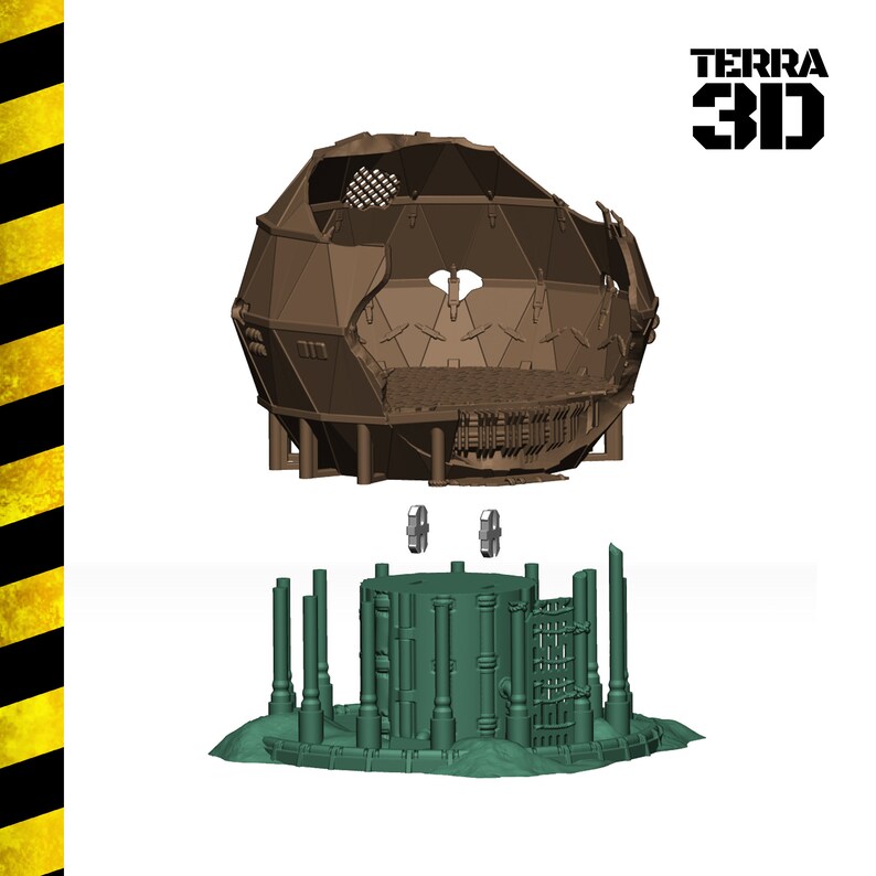 Watchtower: A Distant Outpost, Sci-fi for 32-35mm, Star Wars Legion ...