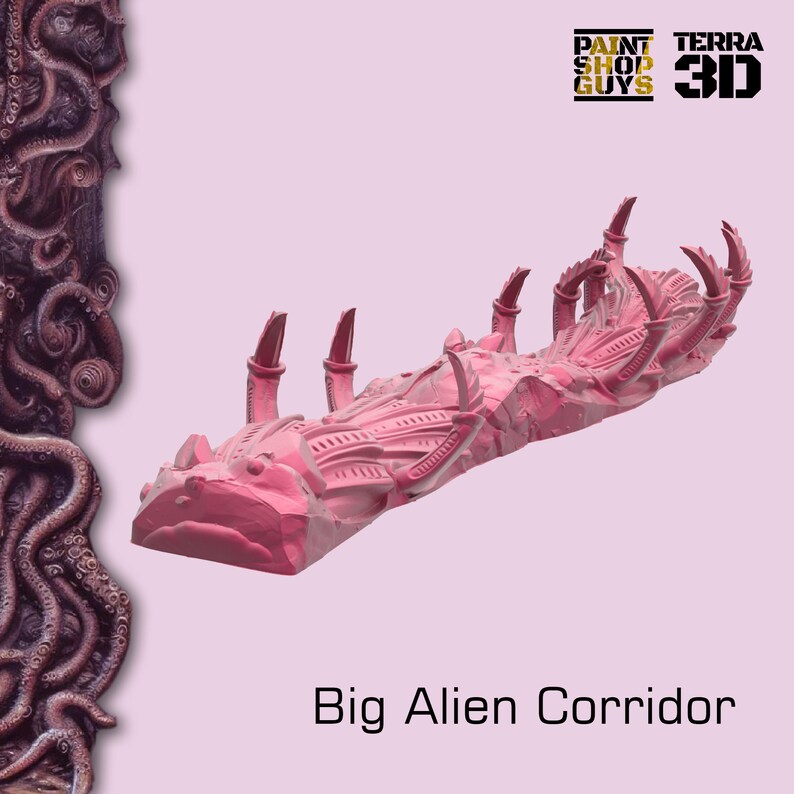 Big Alien Corridor: Xeno, Sci-fi Grimdark for 32-35mm, Tabletop RPG ...