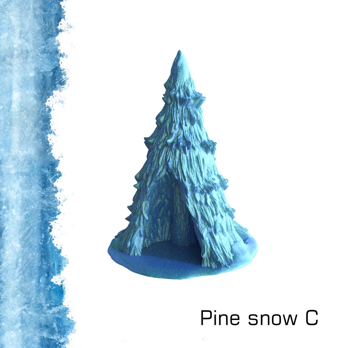 Christmas Tree set of 3: Painted Decoratovie Miniature Christmas Trees ...