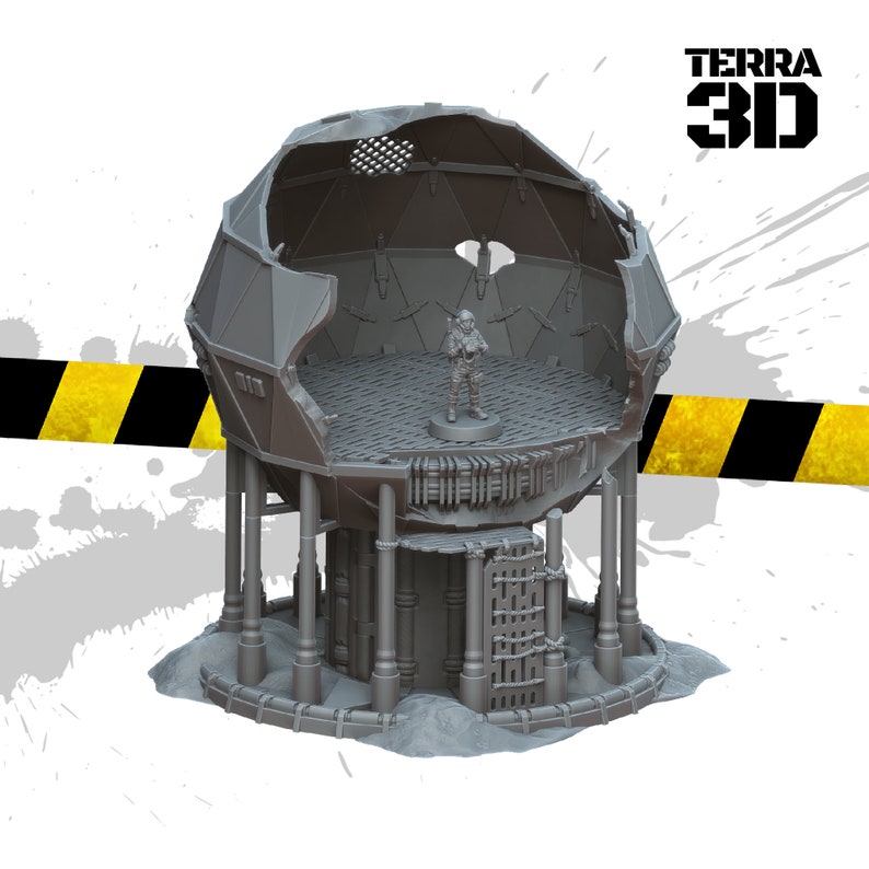 Watchtower: A Distant Outpost, Sci-fi for 32-35mm, Star Wars Legion ...