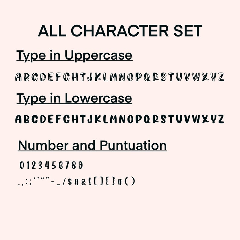 Cute Handwriting Font Bubbly Font Bold Font Christmas Font - Etsy