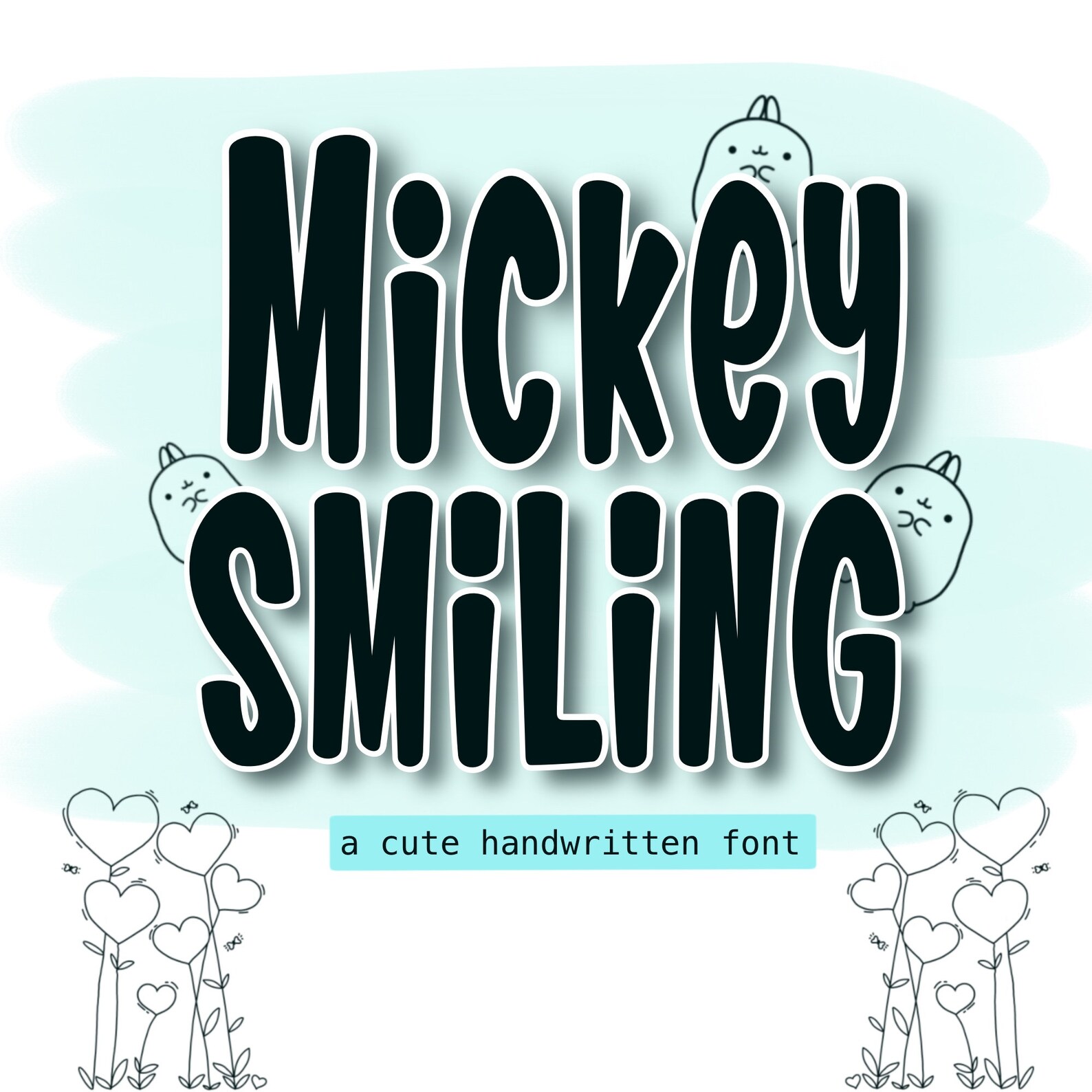 Cute Handwritten Font, Boho Font, Display Font, Playful Font, Fun Font ...