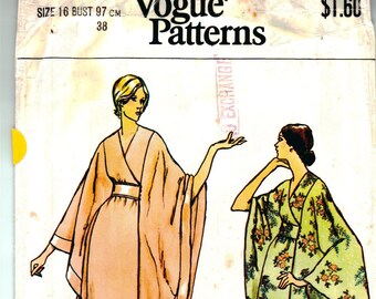 PDF Vintage 1970s Sewing Patter, Caftan, Mui Mui Bust: 38 97cm Download ...