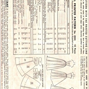 Vintage 1950s Sewing Pattern, Junior Evening Dress two Lengths Mccall ...