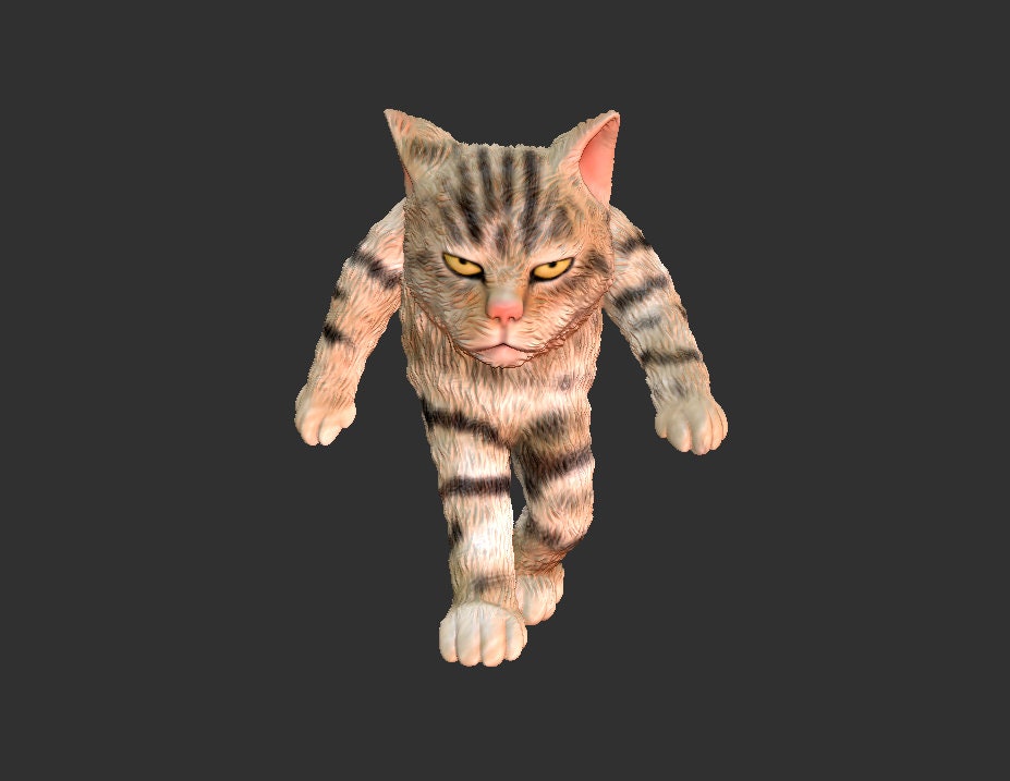 Strong Cat Meme 3d Print - Etsy