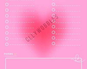 Daily Planner Printable Pink Daily Printable Planner - Etsy